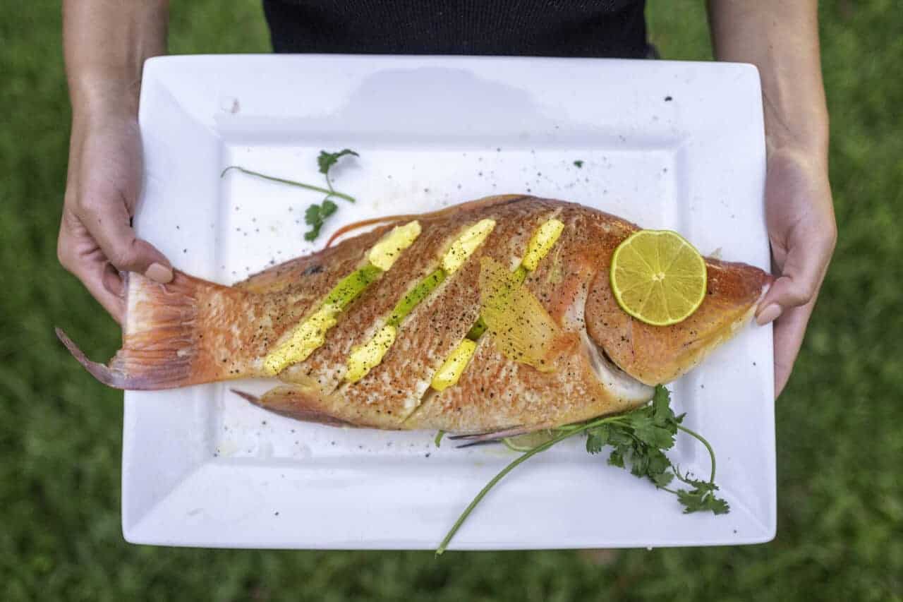 Baked Whole Hogfish - Modern Huntsman